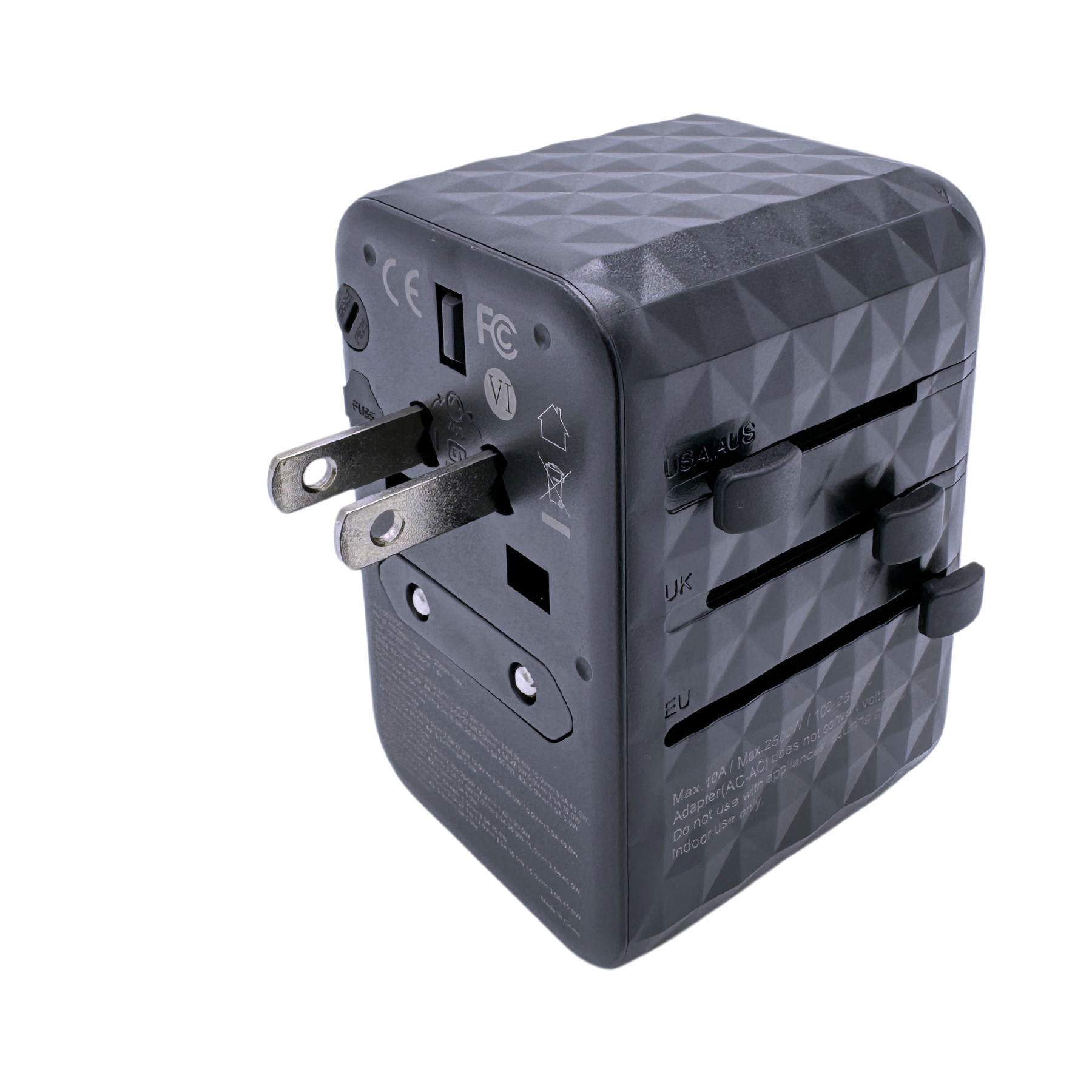 Cestovní adaptér CROSSIO ChargeMe Adapter PD70W 2C+2A GaN III QC4+ CRO ...